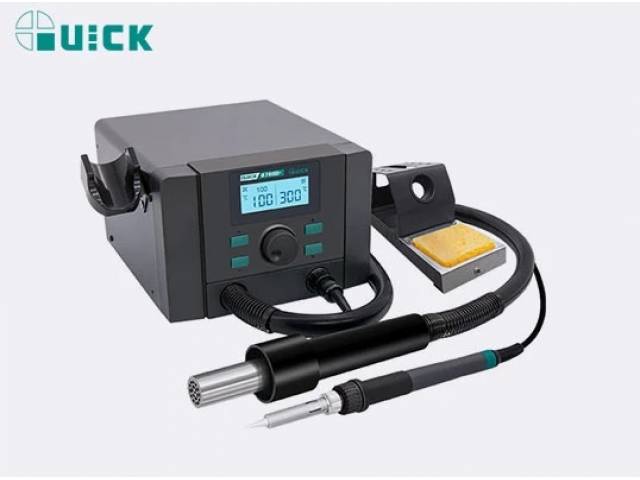 Estación de soldar con Pistola de Aire Caliente Quick 8786D+